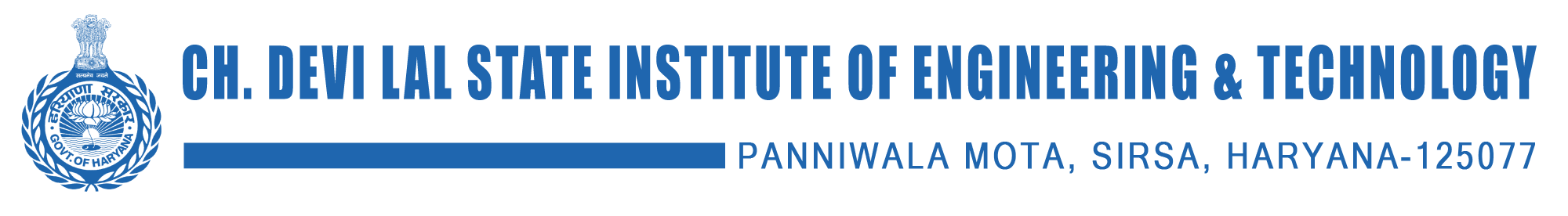 CDLSIET | Ch. Devi Lal State Institute of Engineering & Technology ...